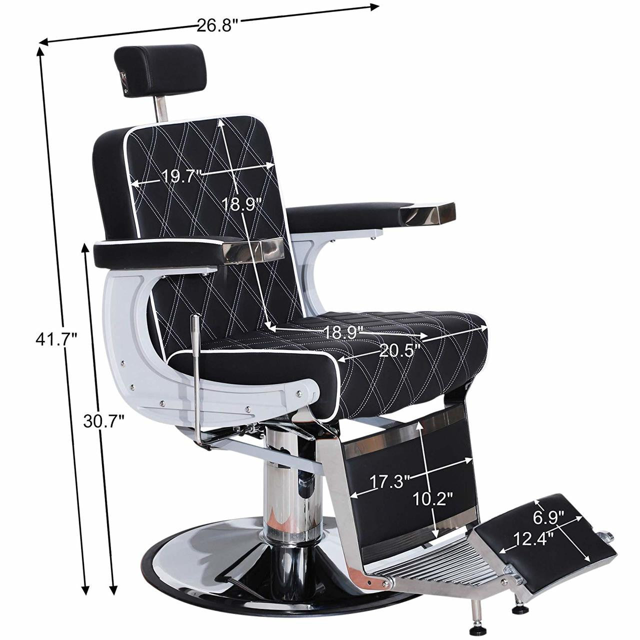 Salon Equipment Pros Ambassador Heavy Duty Barber Chair — Crown & Comb ...
